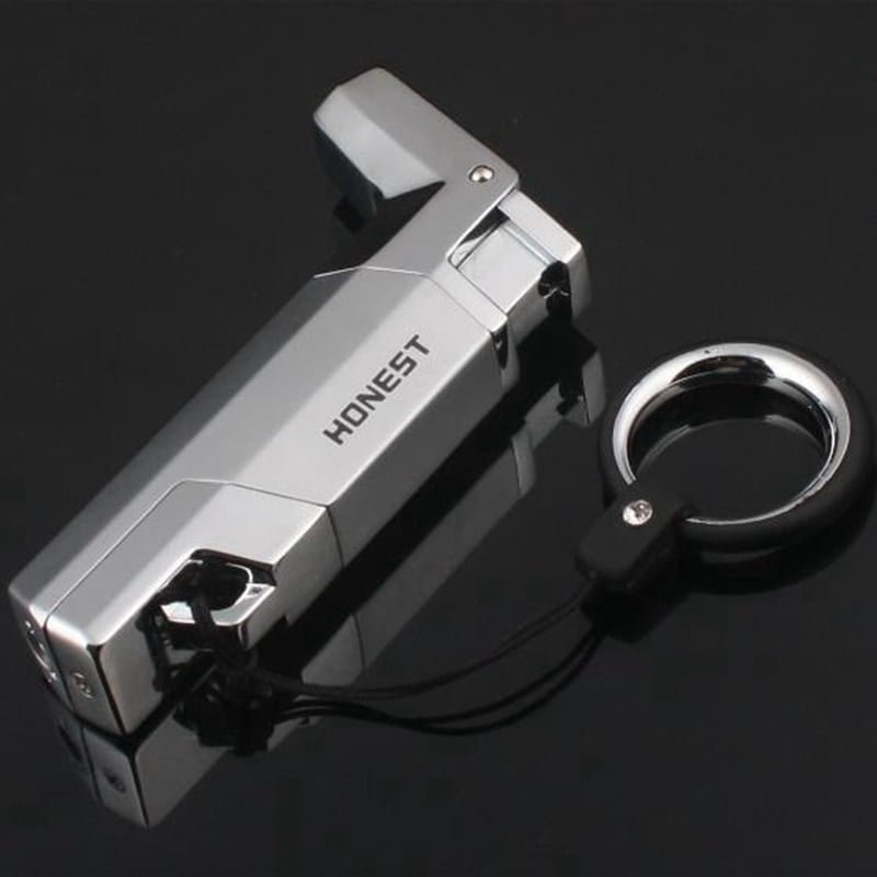 Honest Butane Gas Lighter Windproof Flame Torch - Lighters For Men ...