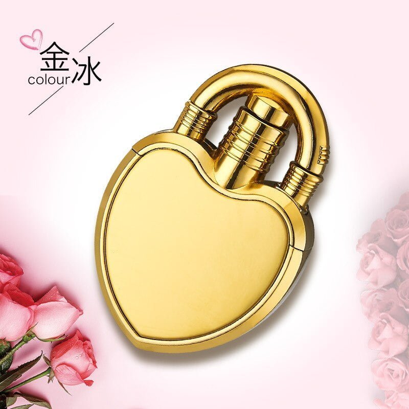 Heart Shaped Jet Lighter Butane Turbo Torch Windproof Inflatable Gas ...