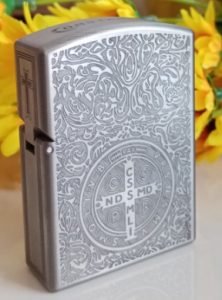 Engraved Handmade Catholic Constantine Titanium Alloy Lighter ...