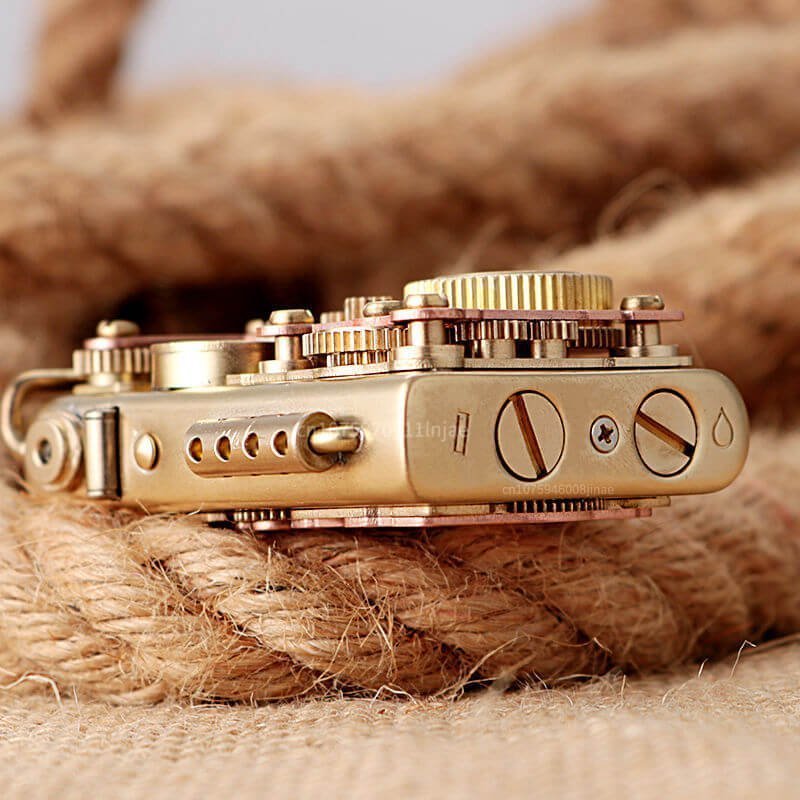 Zorro Steampunk Mechanical Pure Copper Kerosene Lighter Men’s Gift